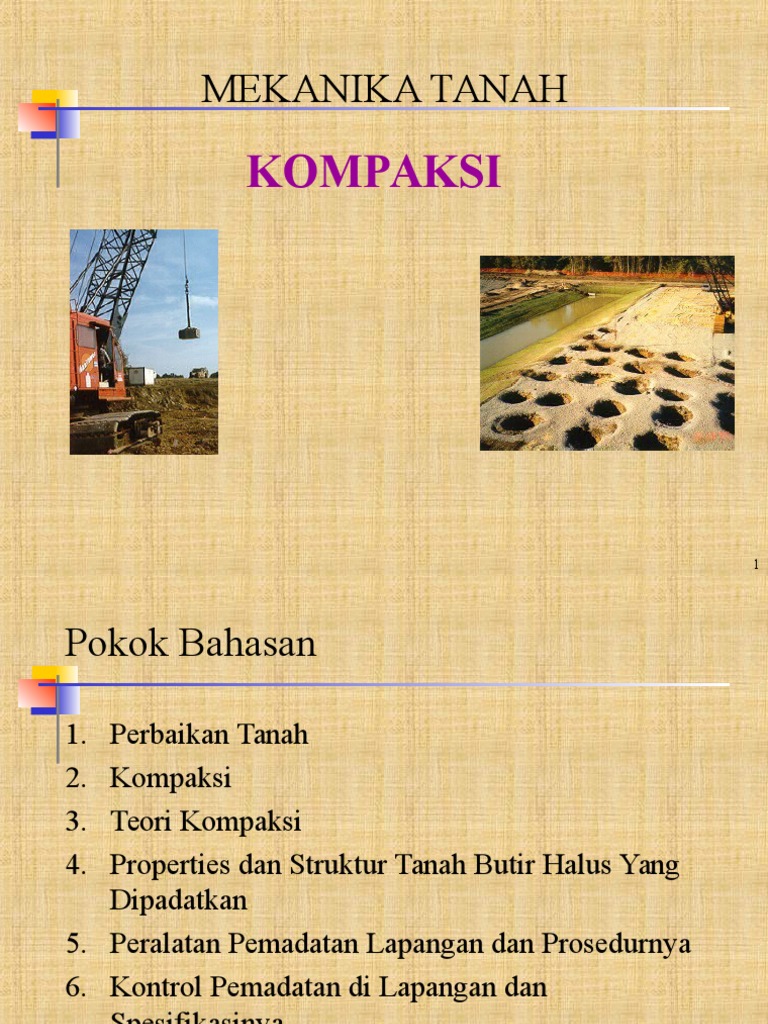 Mekanika Tanah - Kompaksi | PDF | Griya & Taman