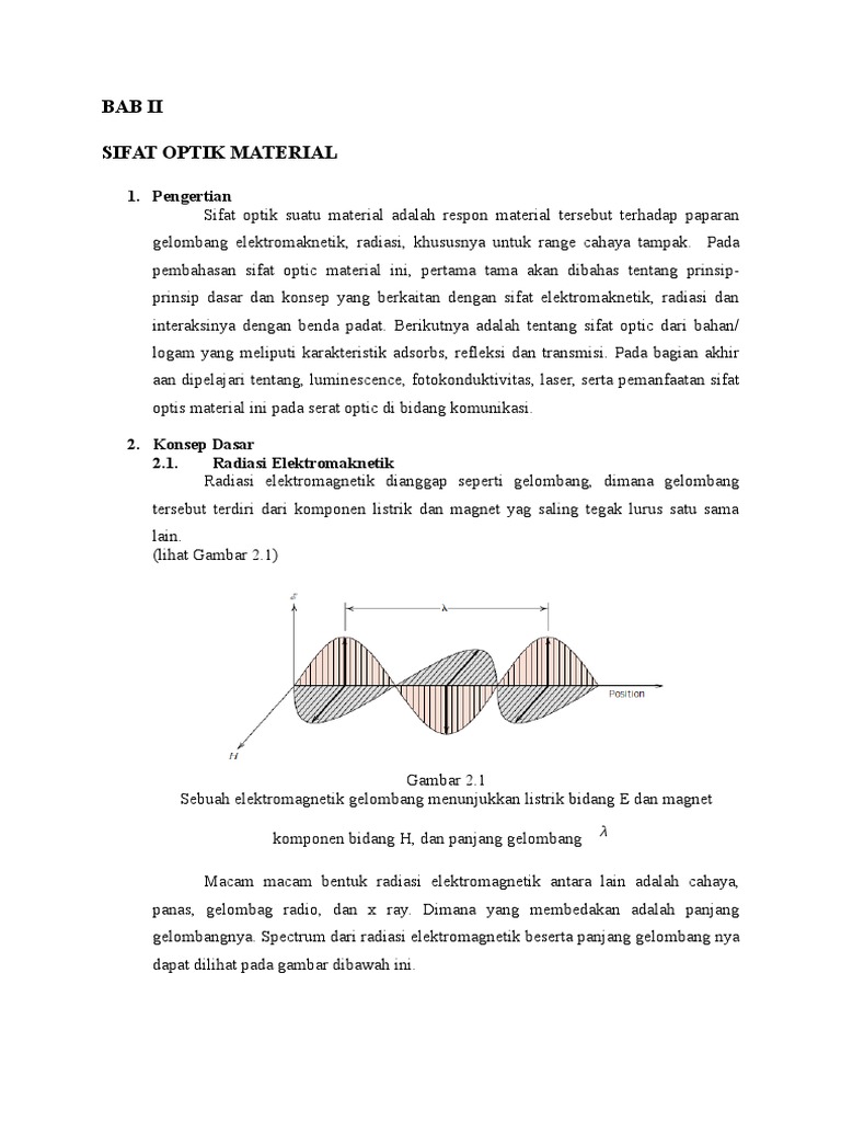 SIFAT OPTIK MATERIAL | PDF