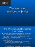 WAPIS | PDF | Wechsler Adult Intelligence Scale | Mental Processes