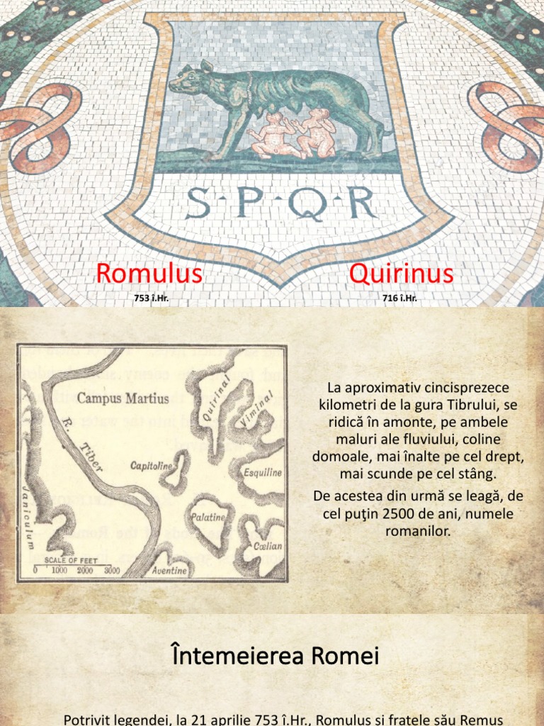 Romulus Quirinus: 753 Î.hr. 716 Î.hr | PDF