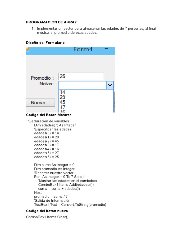 Programacion de Array | PDF | Programación de computadoras | Informática
