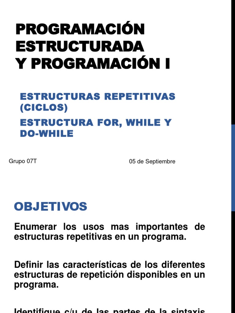 Programación Estructurada C# | PDF | Flujo de control | Programa de computadora