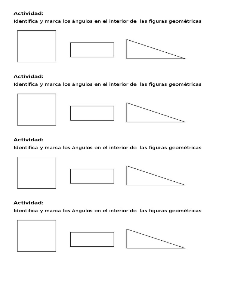 Identificar Angulos en Figuras Geometricas | PDF