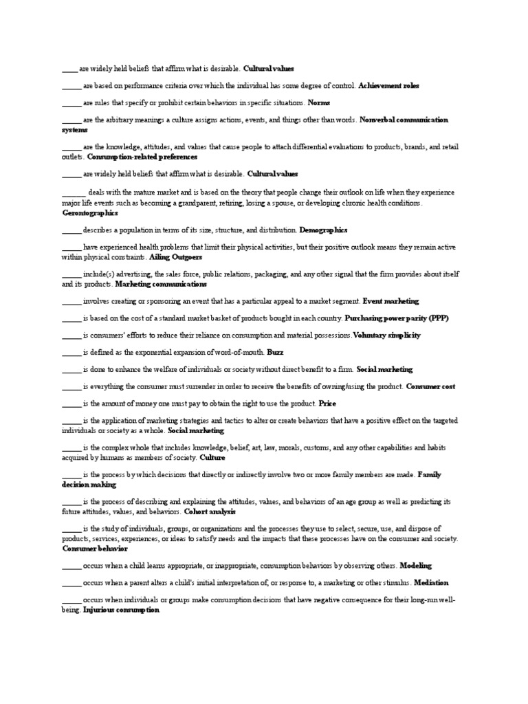 Exam 1 | PDF | Behavior | Attitude (Psychology)