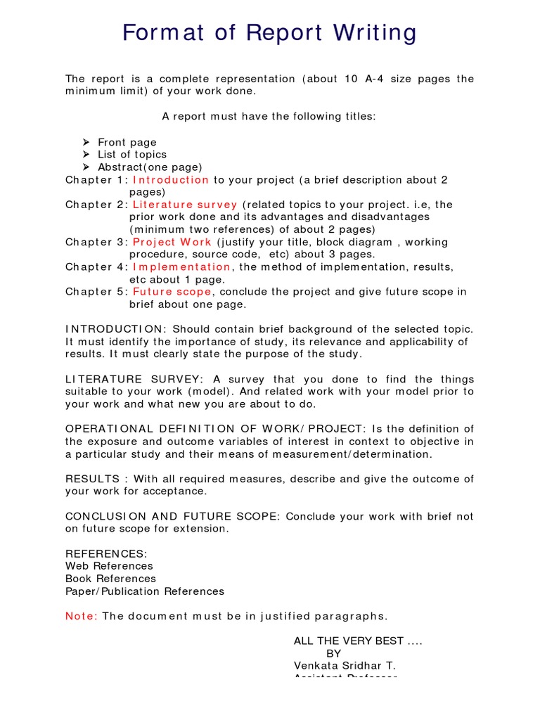 Proj Report Format | PDF