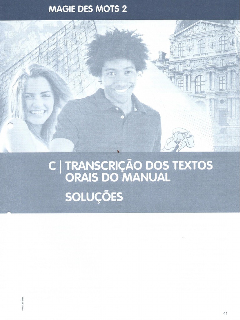 Magie Des Mots 2 8 Transcrições Soluções | PDF