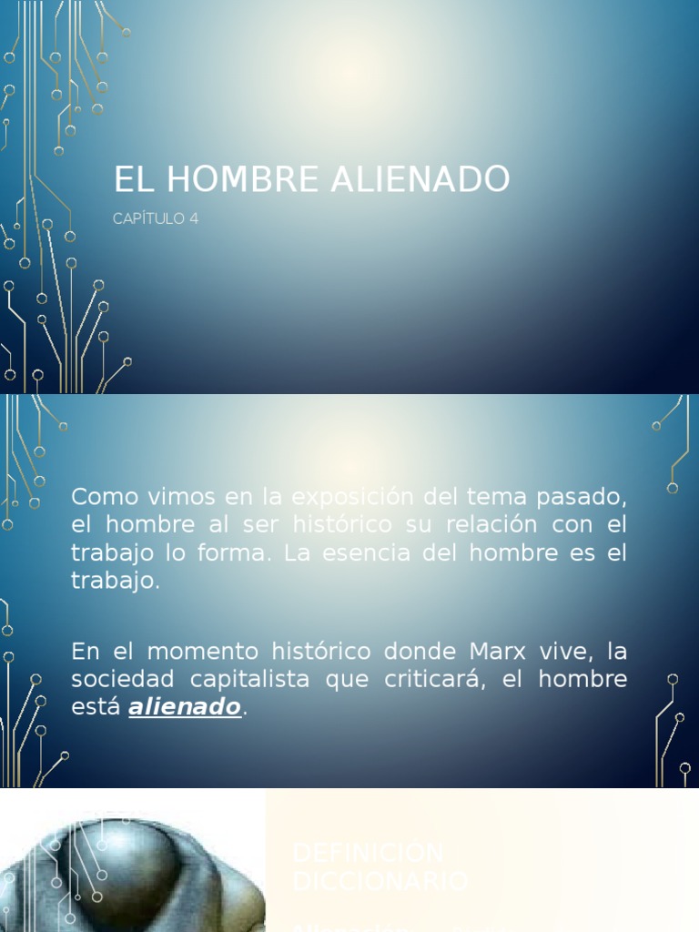 El Hombre Alienado | PDF | La teoría de la alienación de Marx | Teorías ...