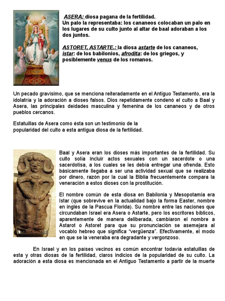 Asera | PDF | Deidades | Biblia