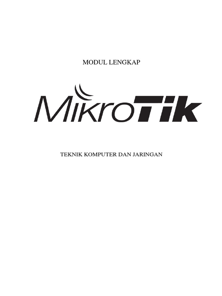 Modul Mikrotik TKJ | PDF