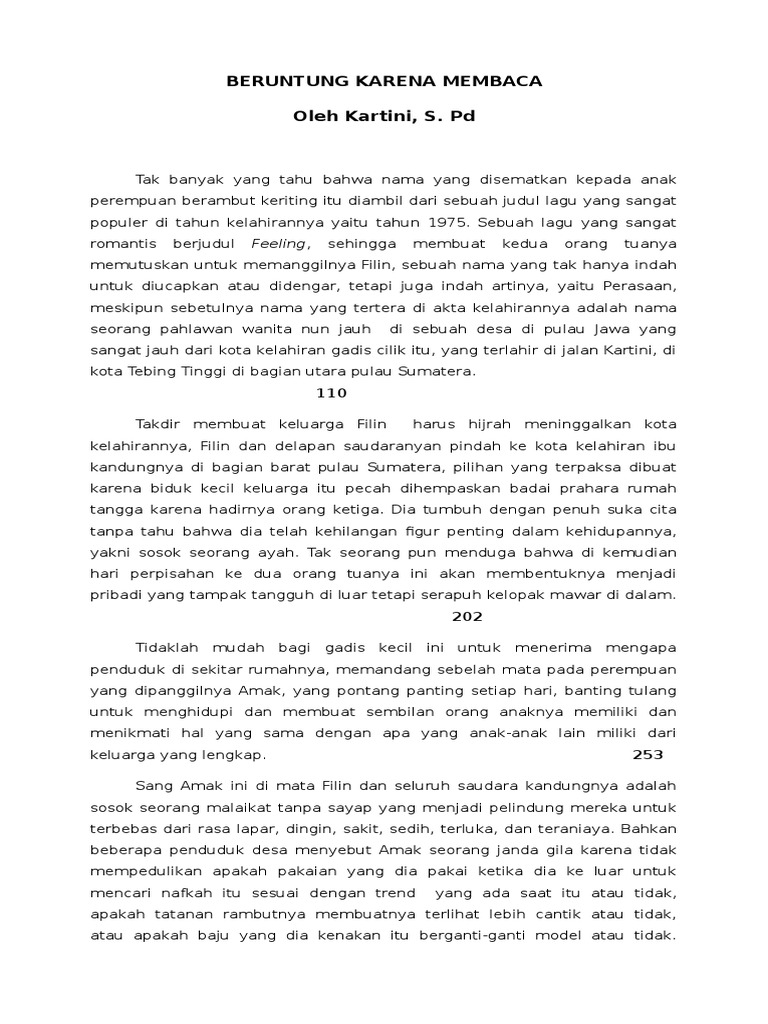 Teks Tes Kecepatan Membaca | PDF