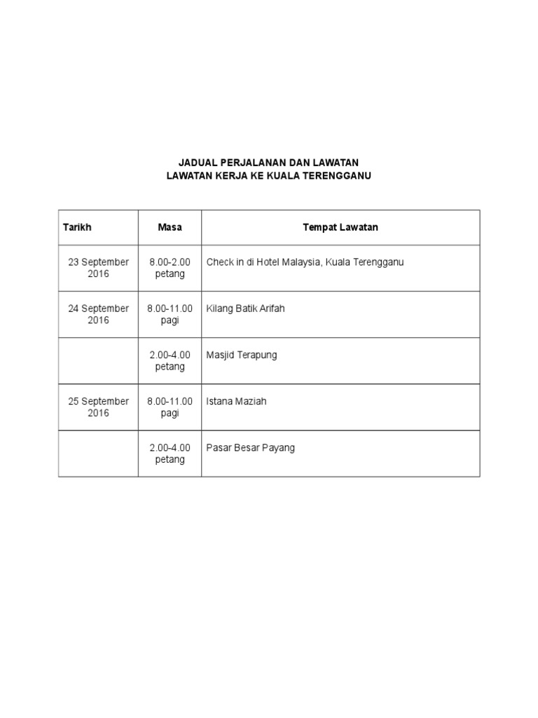 Jadual Pdf