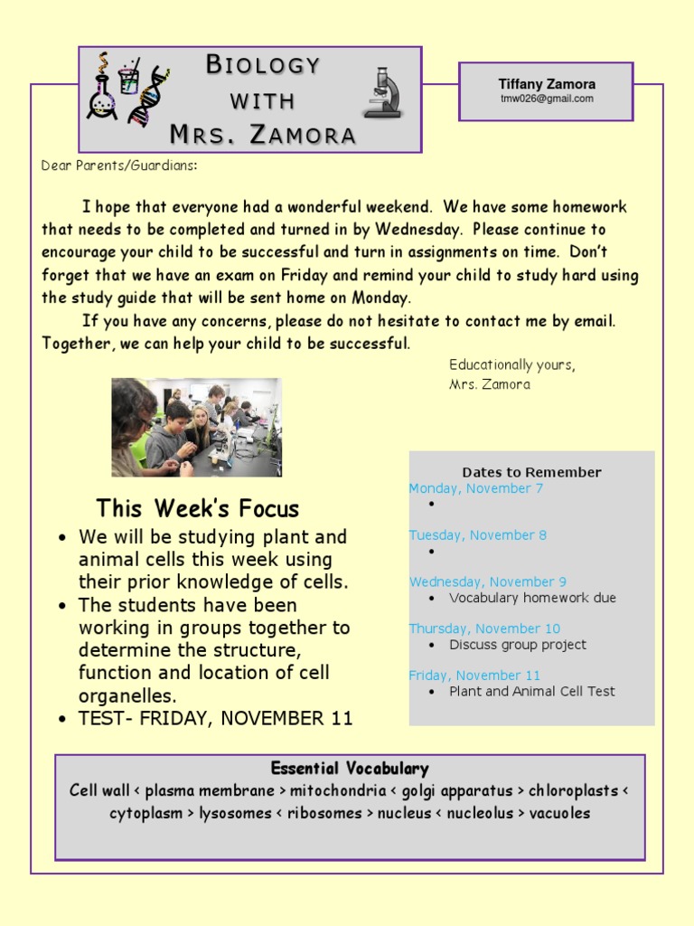 Biology Newsletter | PDF