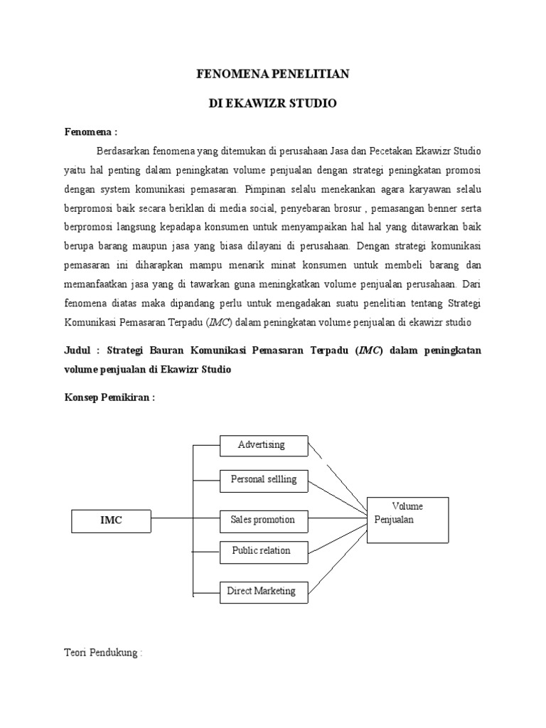 Fenomena Penelitian | PDF