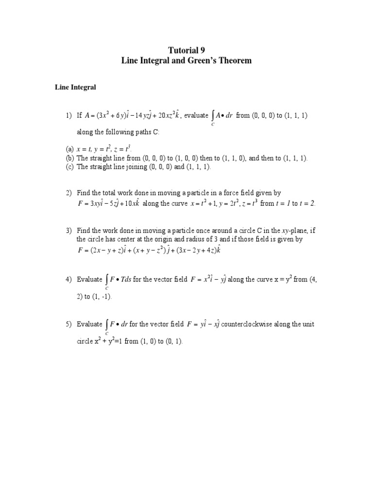 Advanced Calculus Exercises | PDF