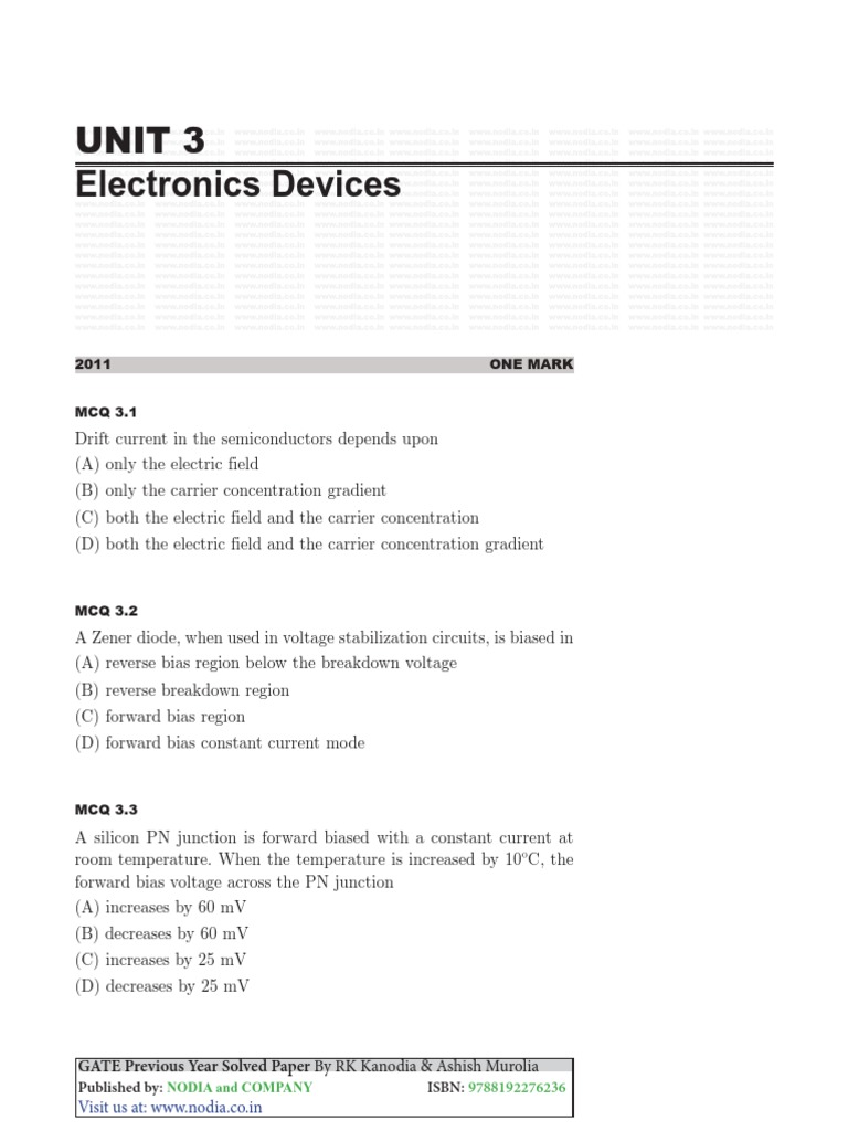 Electronics Devices | PDF | P–N Junction | Field Effect Transistor