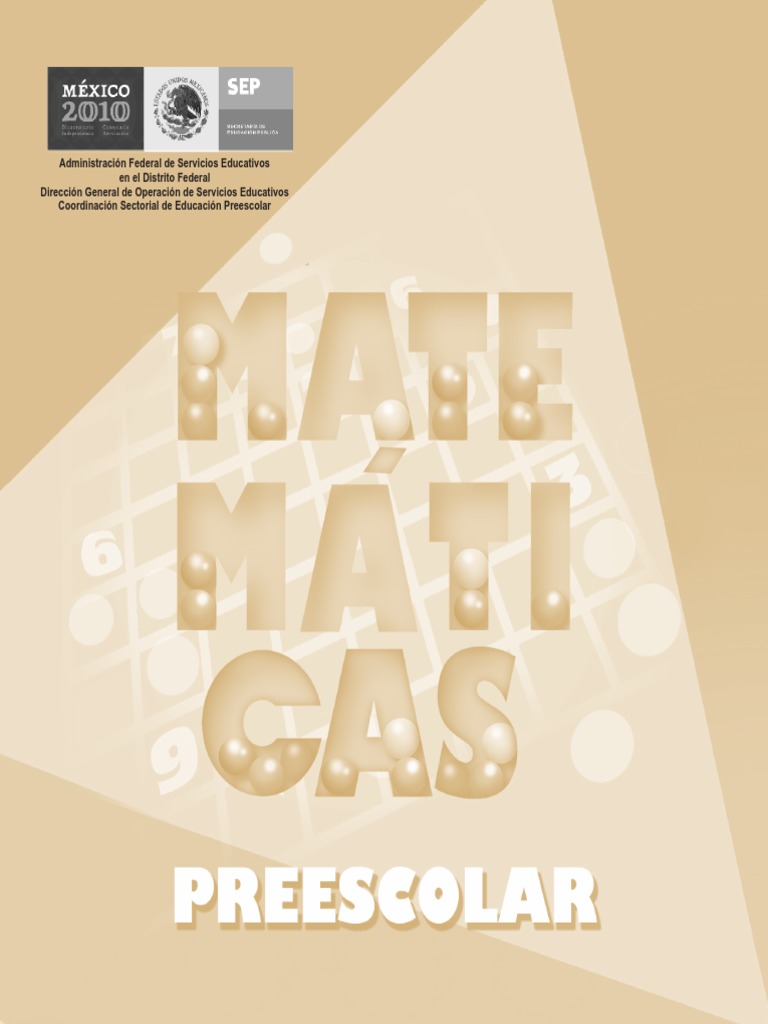 Libro Matematicas Preescolar PDF | PDF
