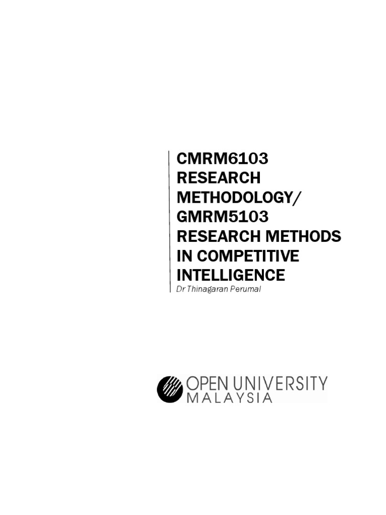 Research Methodology | PDF | Qualitative Research | Quantitative Research