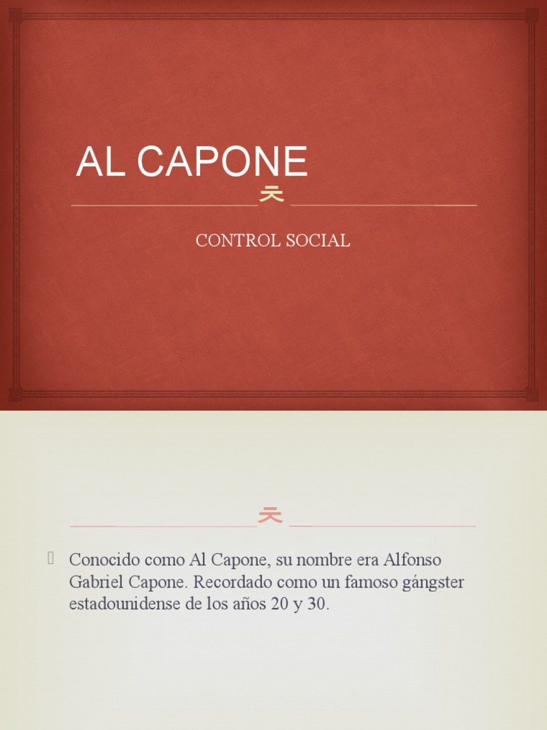 Al Capone | PDF