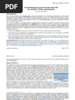 ISMS Mandatory Documentation Checklist | PDF | Risk | Audit