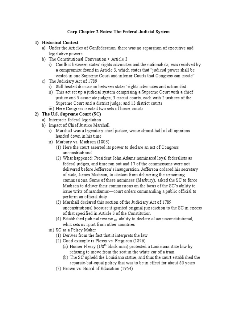 Overview of the Federal Judicial System | PDF | Judiciaries | Federal ...
