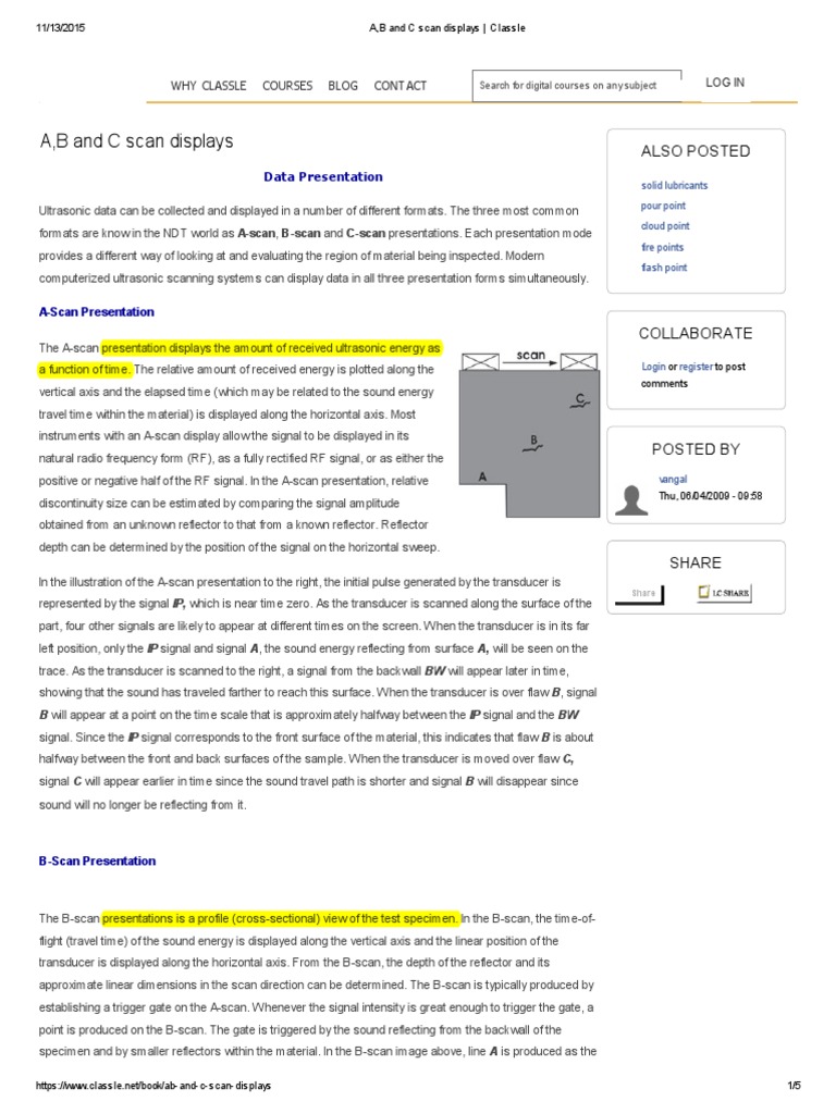 A, B and C Scan Display | Download Free PDF | Uncertainty | Medical ...