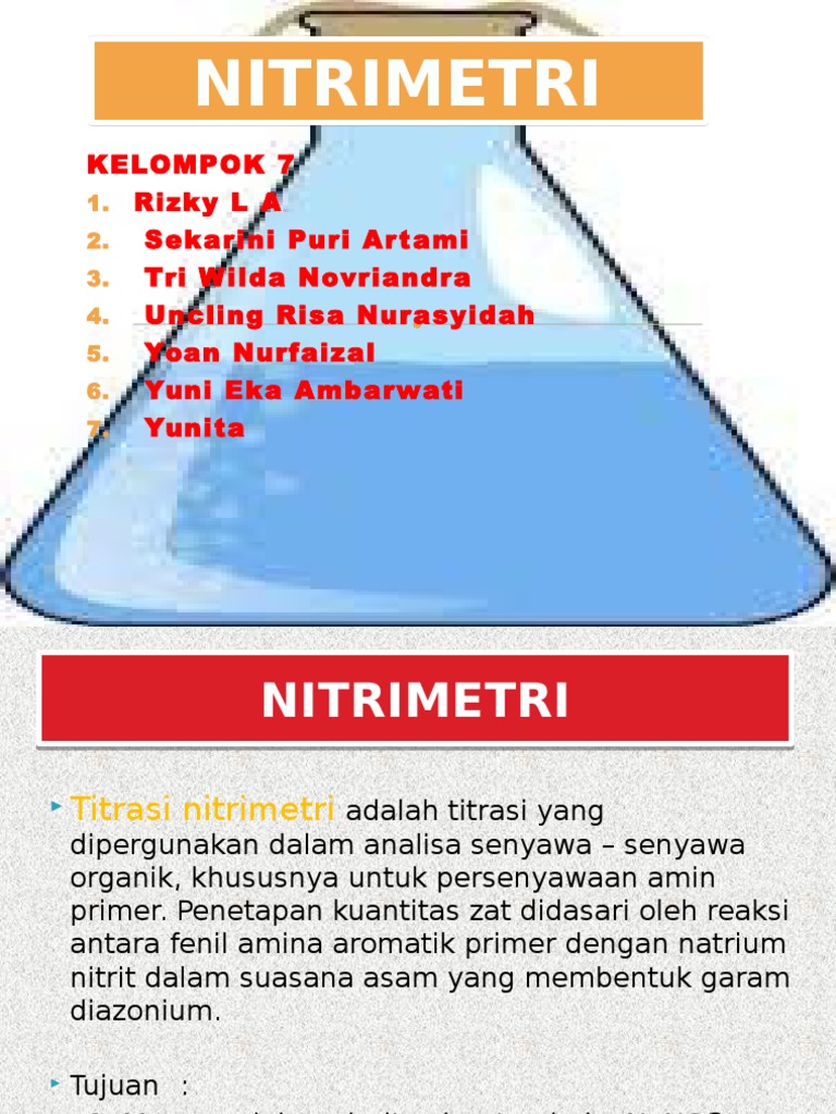 Titrasi Nitrimetri | PDF