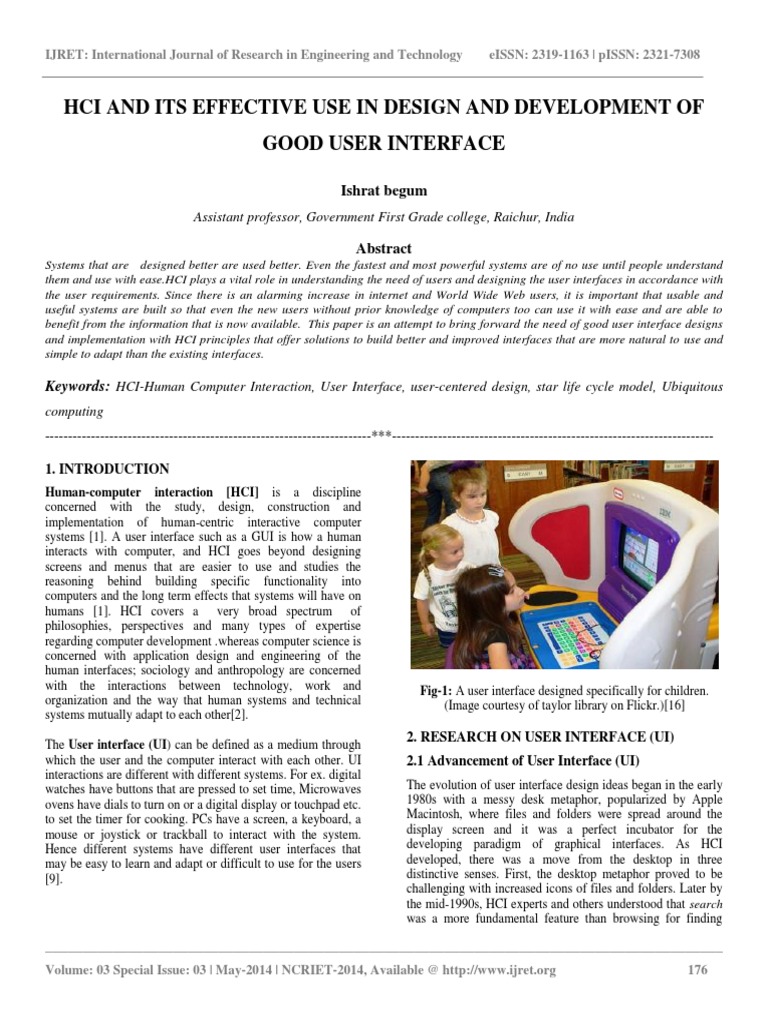 Hci and Its Effective Use in Design and PDF | PDF | Usability | Human ...