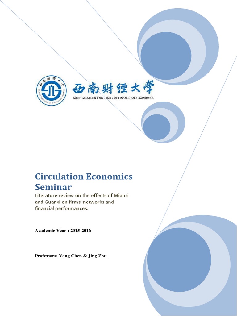 Mianzi and Guanxi: Impact on Firms in China | PDF | Strategic ...