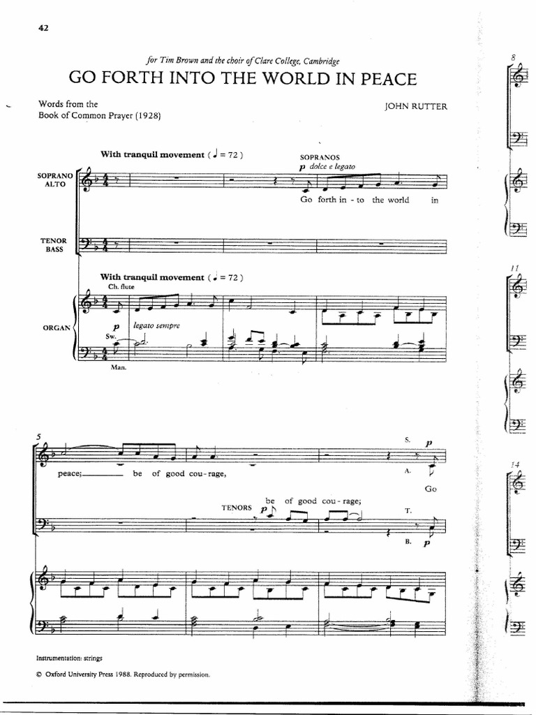 Go Forth Into The World | PDF