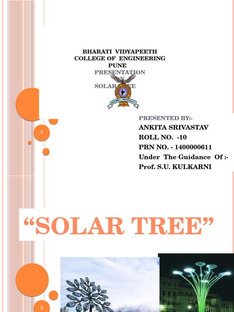 An Insightful Presentation on Solar Trees: Analyzing their History ...