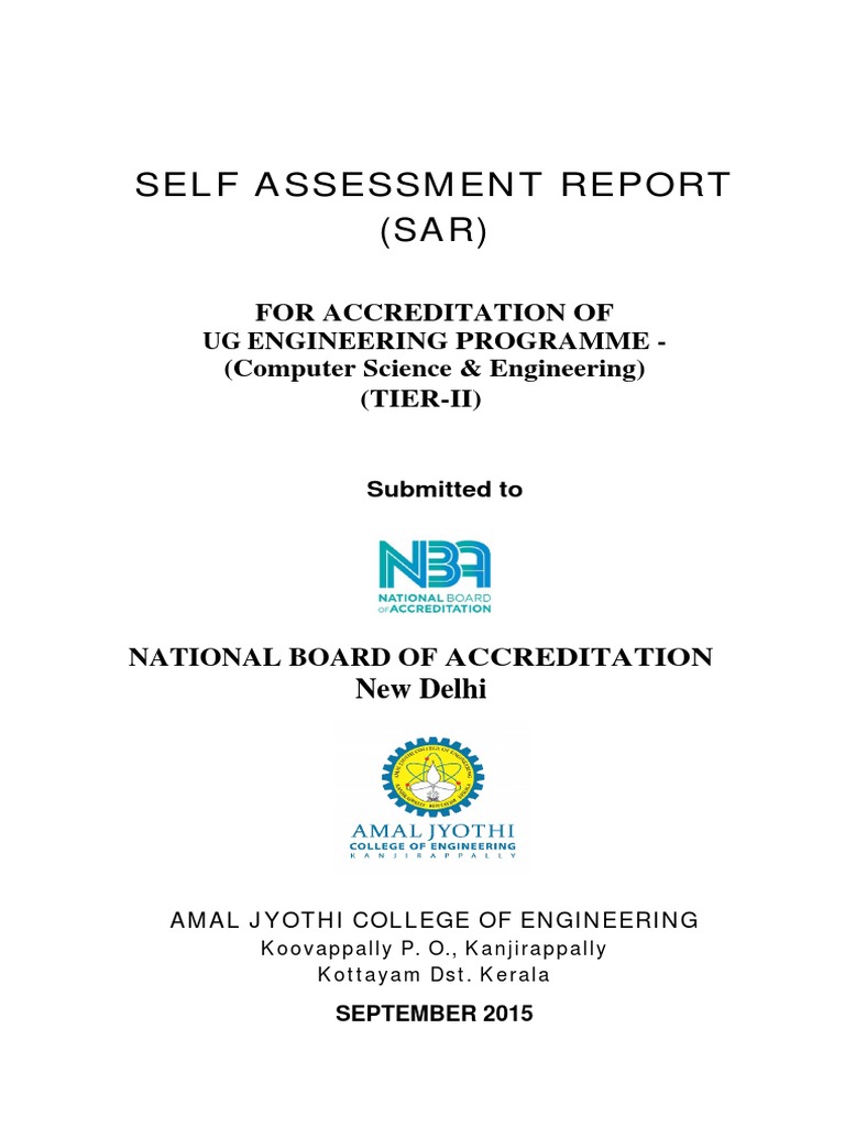 Ajce Nba Sar Cse PDF | PDF | Engineering | Computer Science