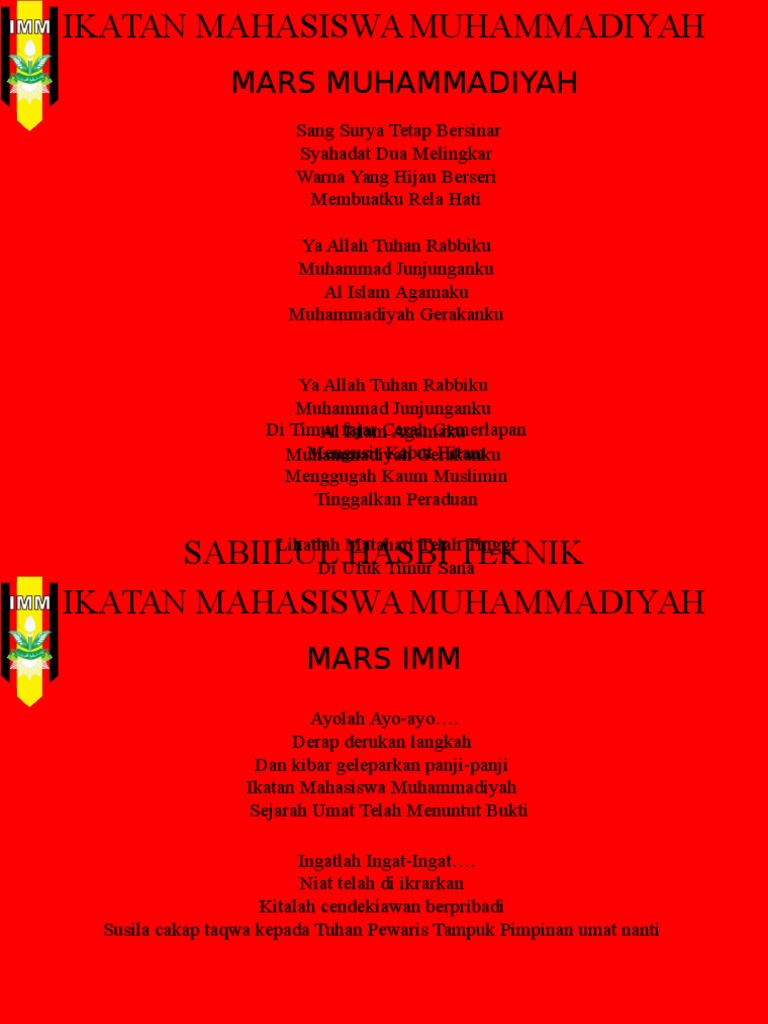 Mars Muhammadiyah Dan Imm | PDF
