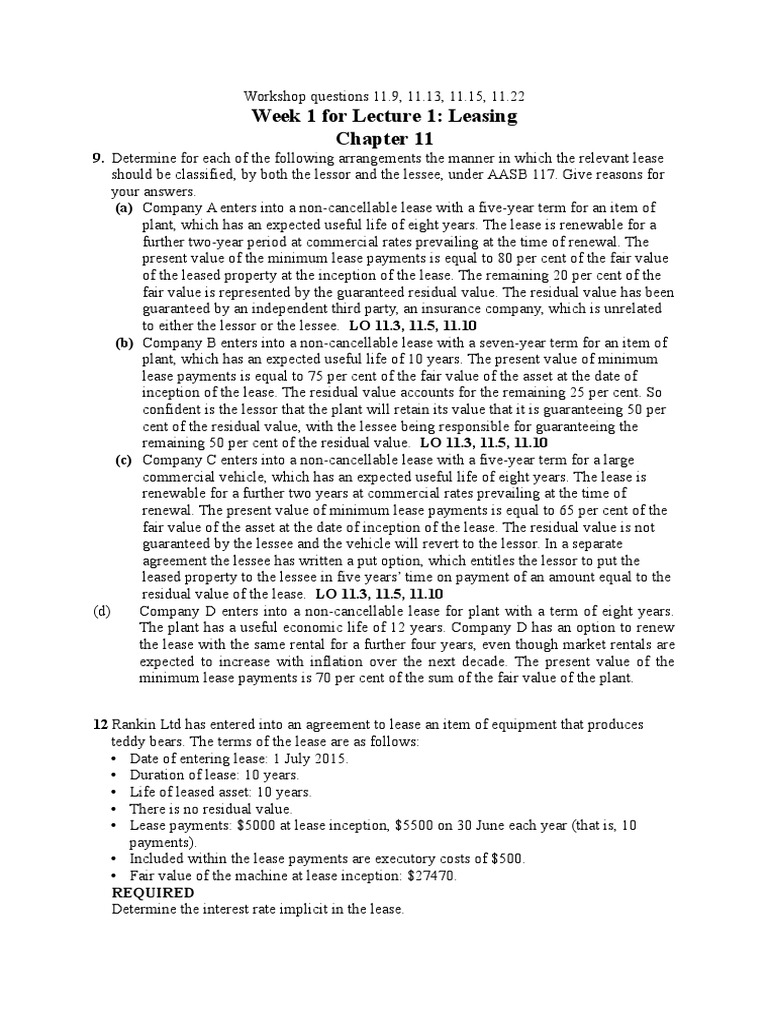 Week 1 Tutorial Questions | PDF
