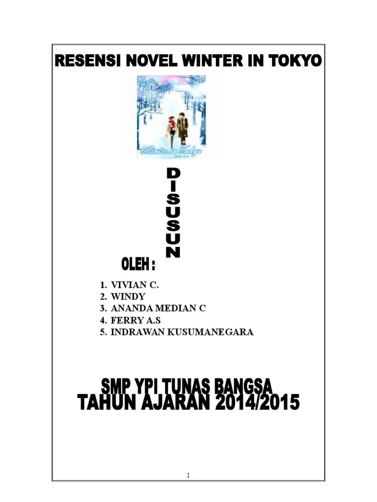 Cover Resensi Winter in Tokyo | PDF