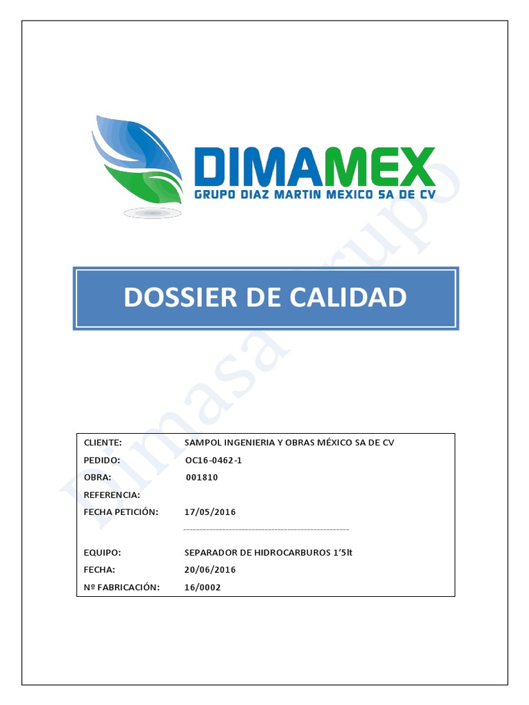15-0030 Dossier Calidad Word | Fibra de vidrio | El hombre hace Materiales