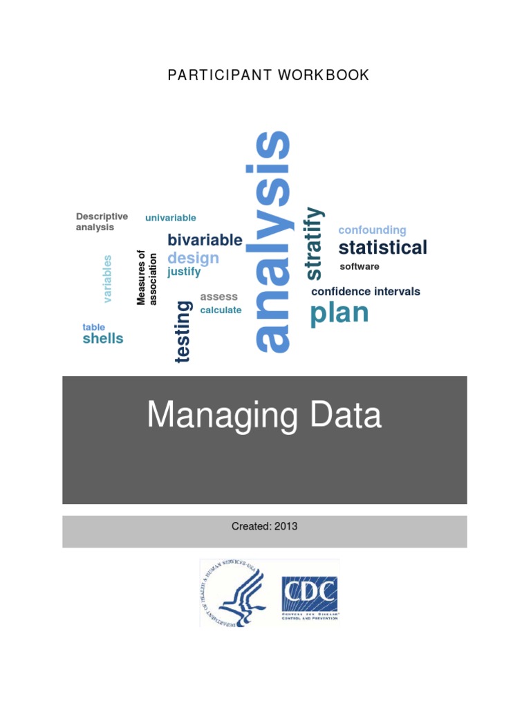 Data Management Workbook for Analysis | PDF | Error | Survey Methodology