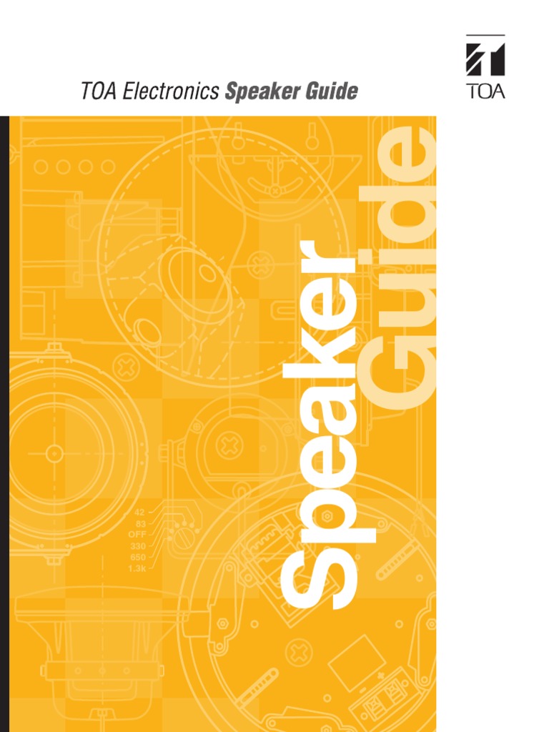 TOA Speaker Guide | Download Free PDF | Loudspeaker | Equalization (Audio)