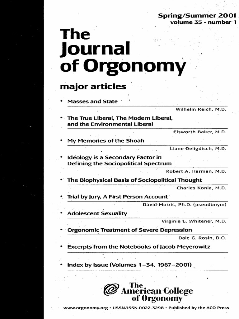 Adolescent Sexuality College of Orgonomy | Download Free PDF | Human ...