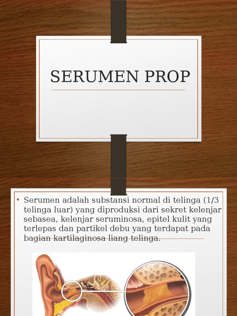 Serumen Prop Case 1 | PDF