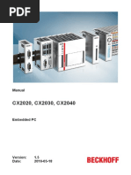 CX8190 Embedded PC Manual v1.8 | PDF | Computer Security | Security