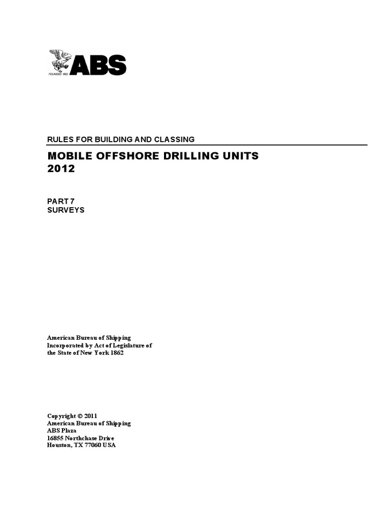 MODU - Part - 7 - e 2012 | PDF | Nondestructive Testing | Pipe (Fluid ...