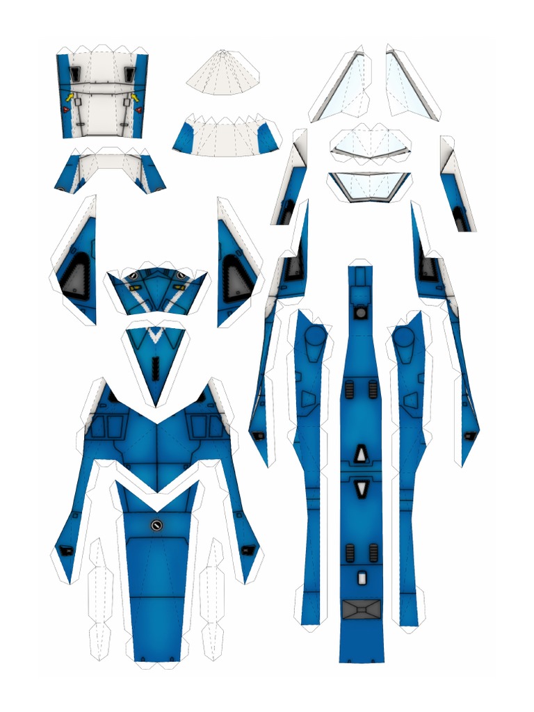 Vf9 Fixed Max Paper Crafts - Saga Robotech Ramon Isidro Martinez | PDF ...