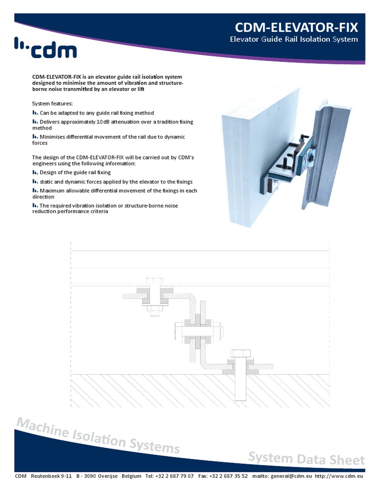 CDM Elevator Fix | PDF