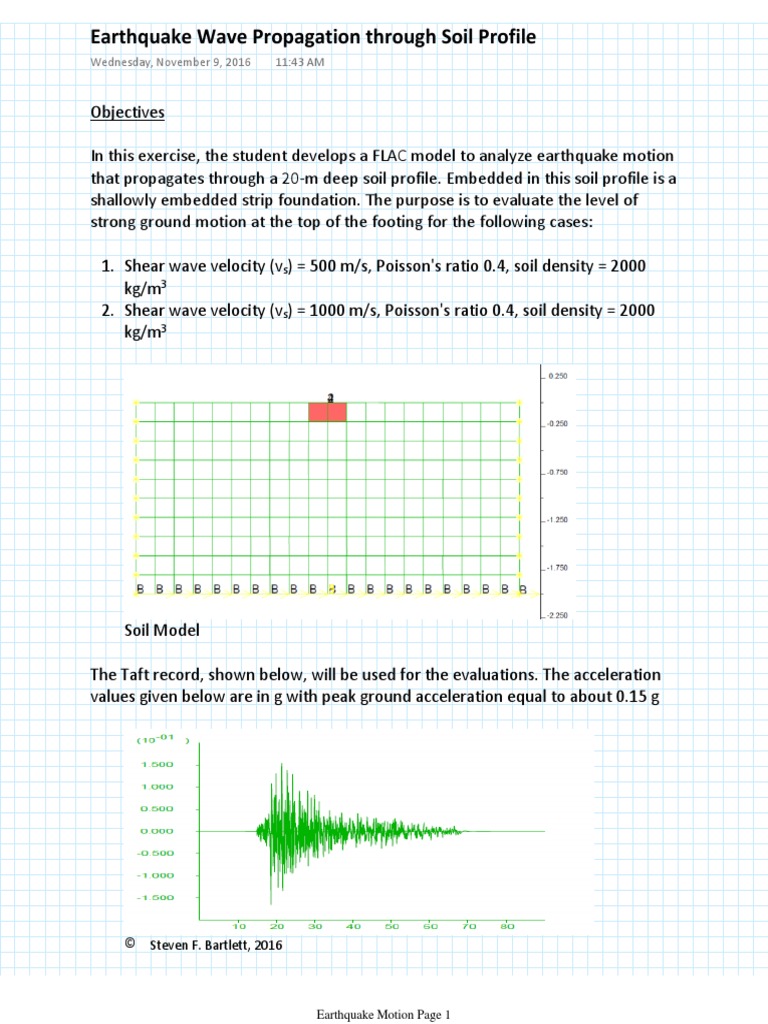 Earthquake Motion | PDF