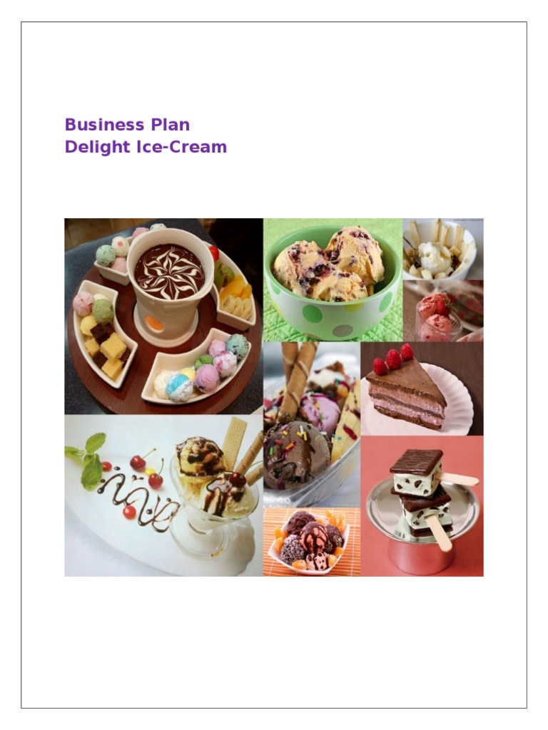 Business Plan Delight Ice-Cream | PDF | Market Segmentation | Revenue