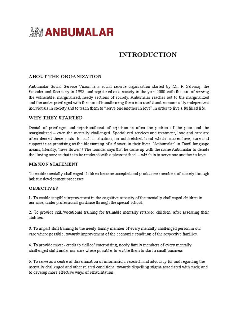 CDC Project Report | PDF | Intellectual Disability | Reading (Process)