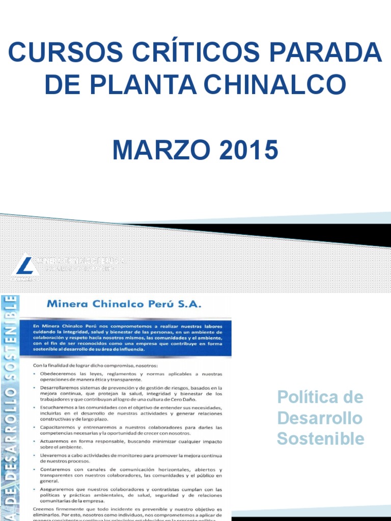 Seguridad en Altura en Chinalco | PDF | Andamio | Soldadura