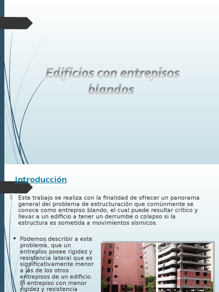 Edificios Con Entrepisos Blandos | PDF | Temblores | Rigidez