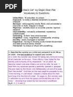 The Black Cat Comprehension and Discussion Questions | PDF
