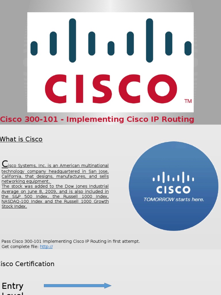 Cisco 300-101 - Implementing Cisco IP Routing | PDF | Cisco Certifications | Router (Computing)